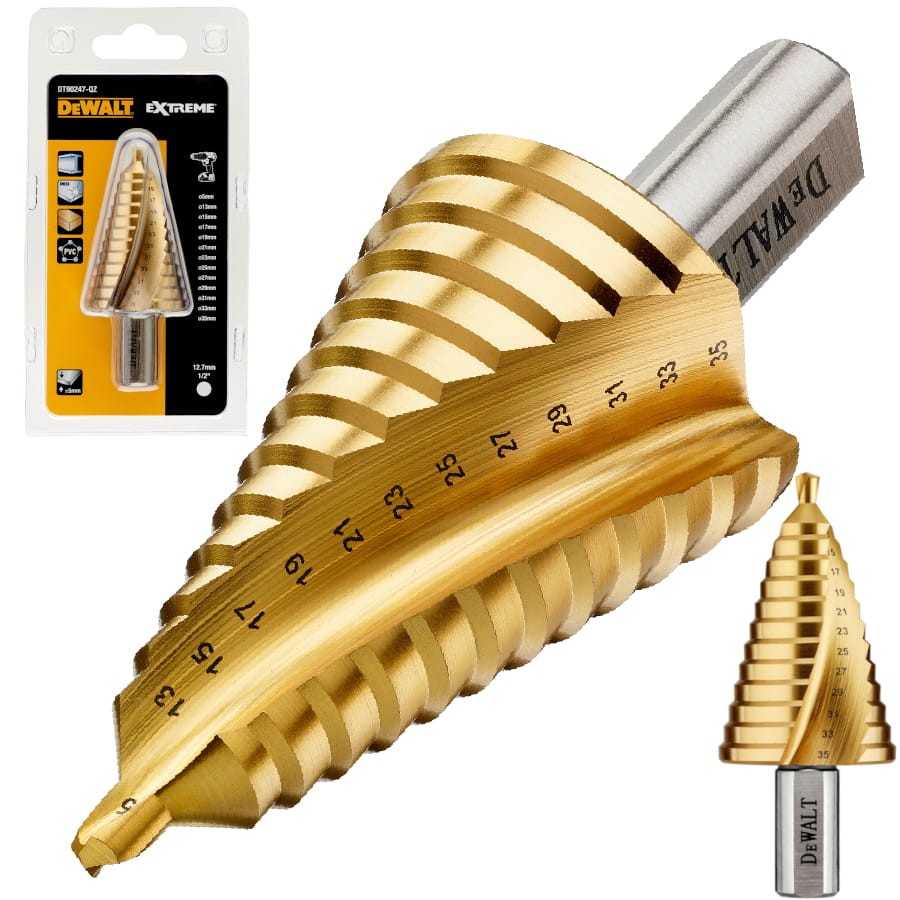 DEWALT DT90247 Wiertło stopniowe do metalu 5-35mm | Mensura.pl - Twoje ...
