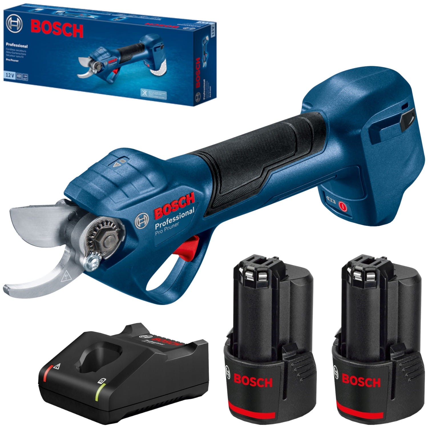 Sekator akumulatorowy 12V 2x 2.0Ah Bosch Pro Pruner | Mensura.pl ...